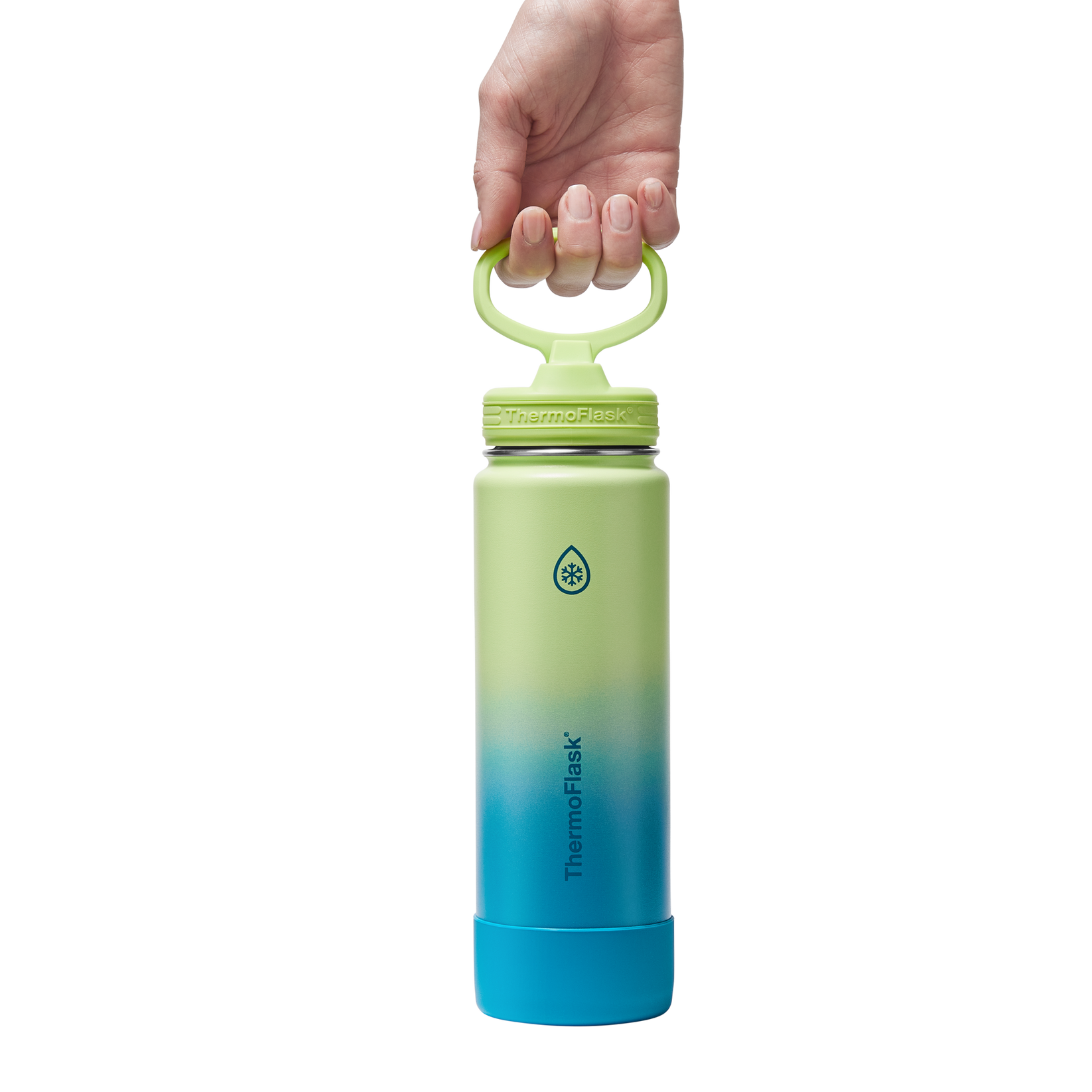 24oz Water Bottle With Straw Lid – ThermoFlask