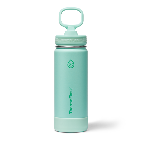 18oz Glow In The Dark Water Bottle With Straw Lid – ThermoFlask